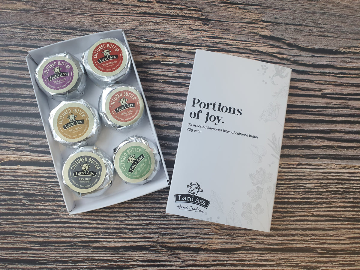 Portions of Joy - 6 x Medallions of Assorted Flavoured Butters – Lard ...