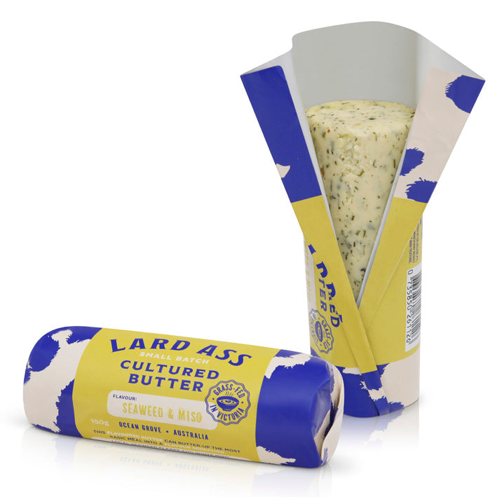 Seaweed Miso Cultured Butter 150g – Lard Ass Butter